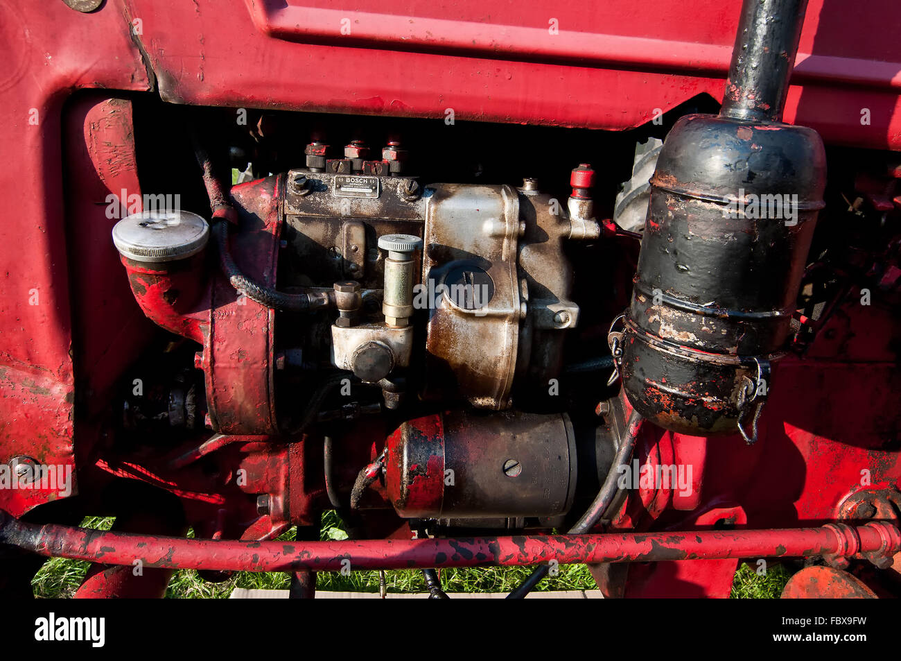 Vintage agricultural machinery exhibition Stock Photo - Alamy