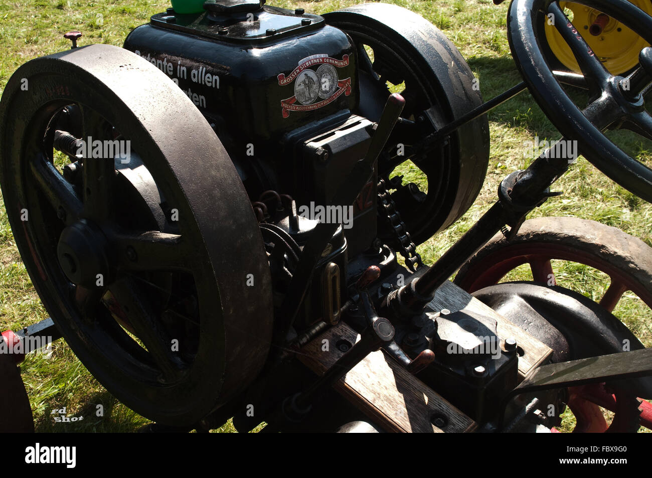 Vintage agricultural machinery exhibition Stock Photo - Alamy