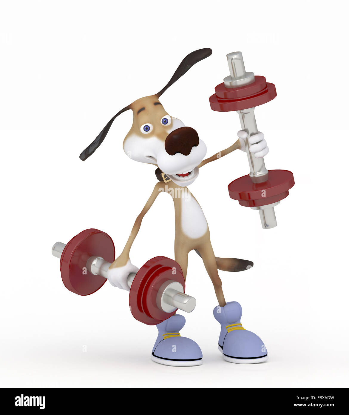 Dog going in for sports Stock Photo - Alamy