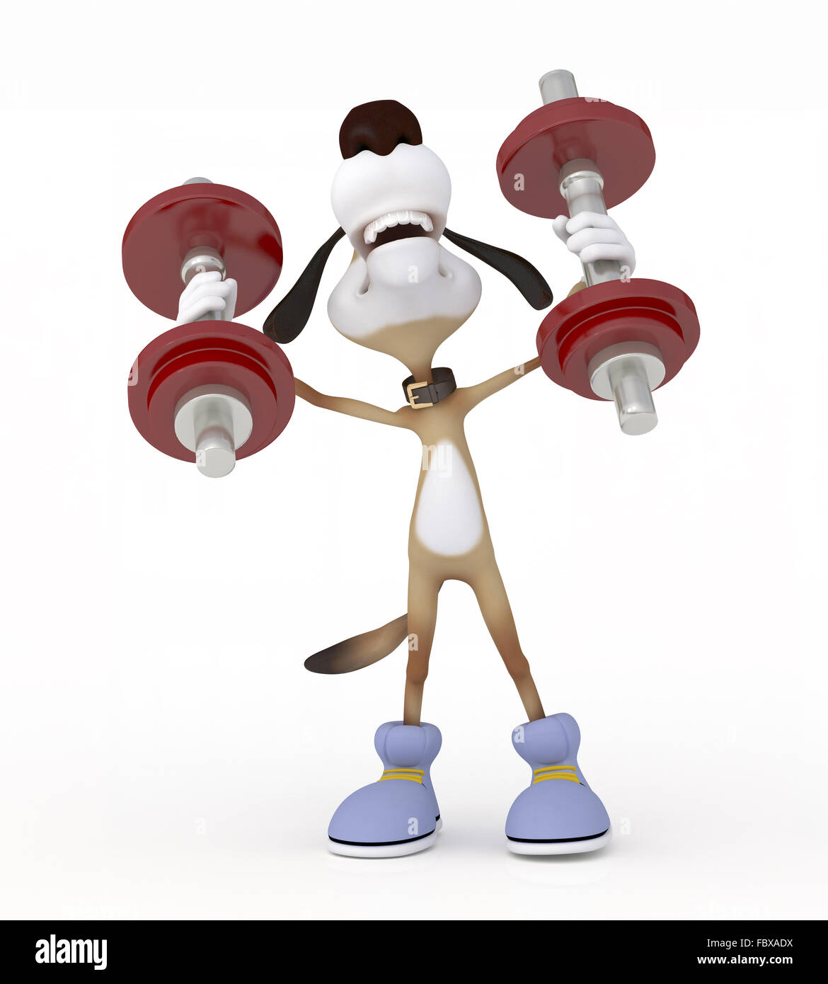 Dog going in for sports Stock Photo - Alamy