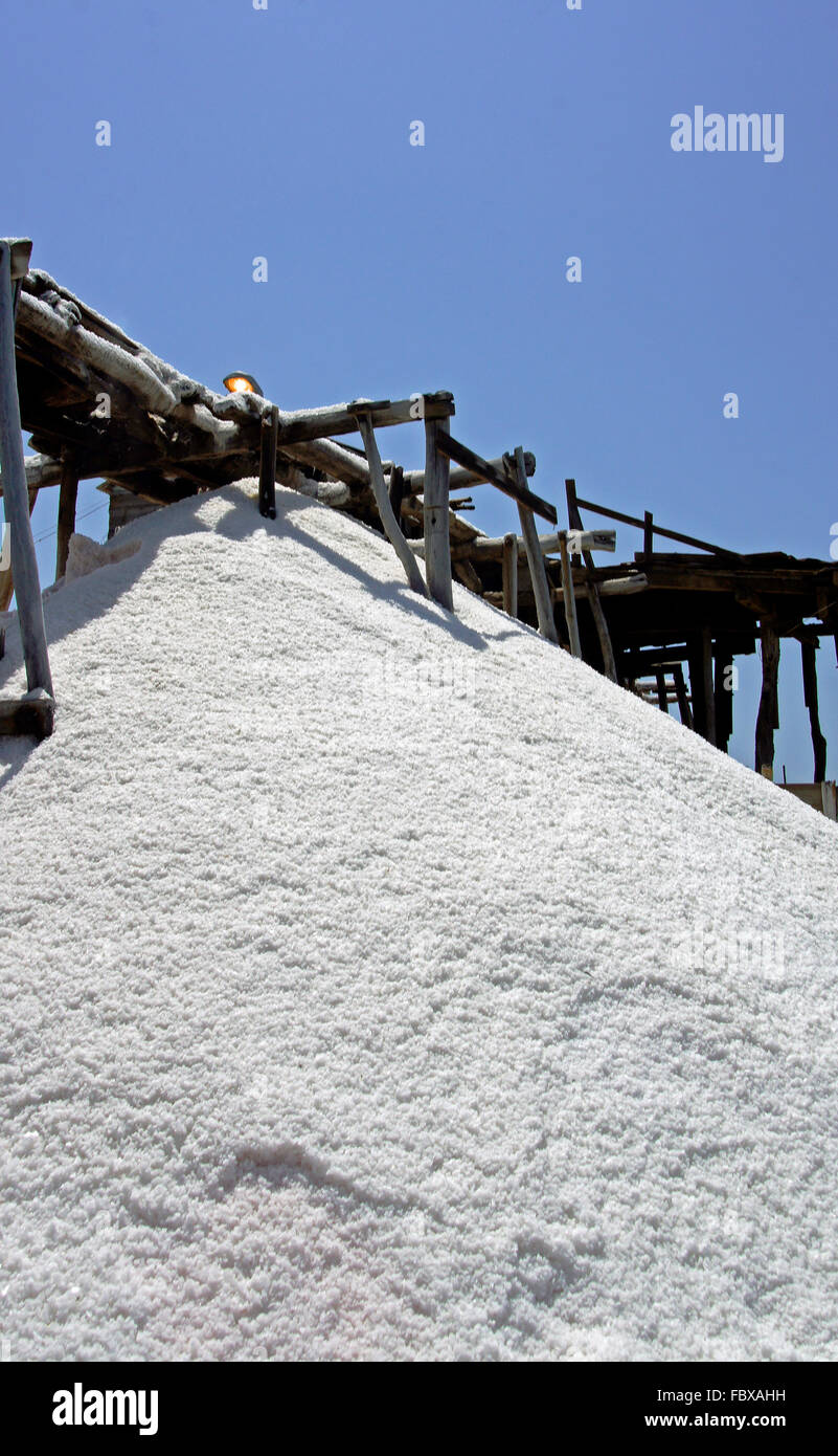 old weathered caribbean salt refinery Stock Photo - Alamy