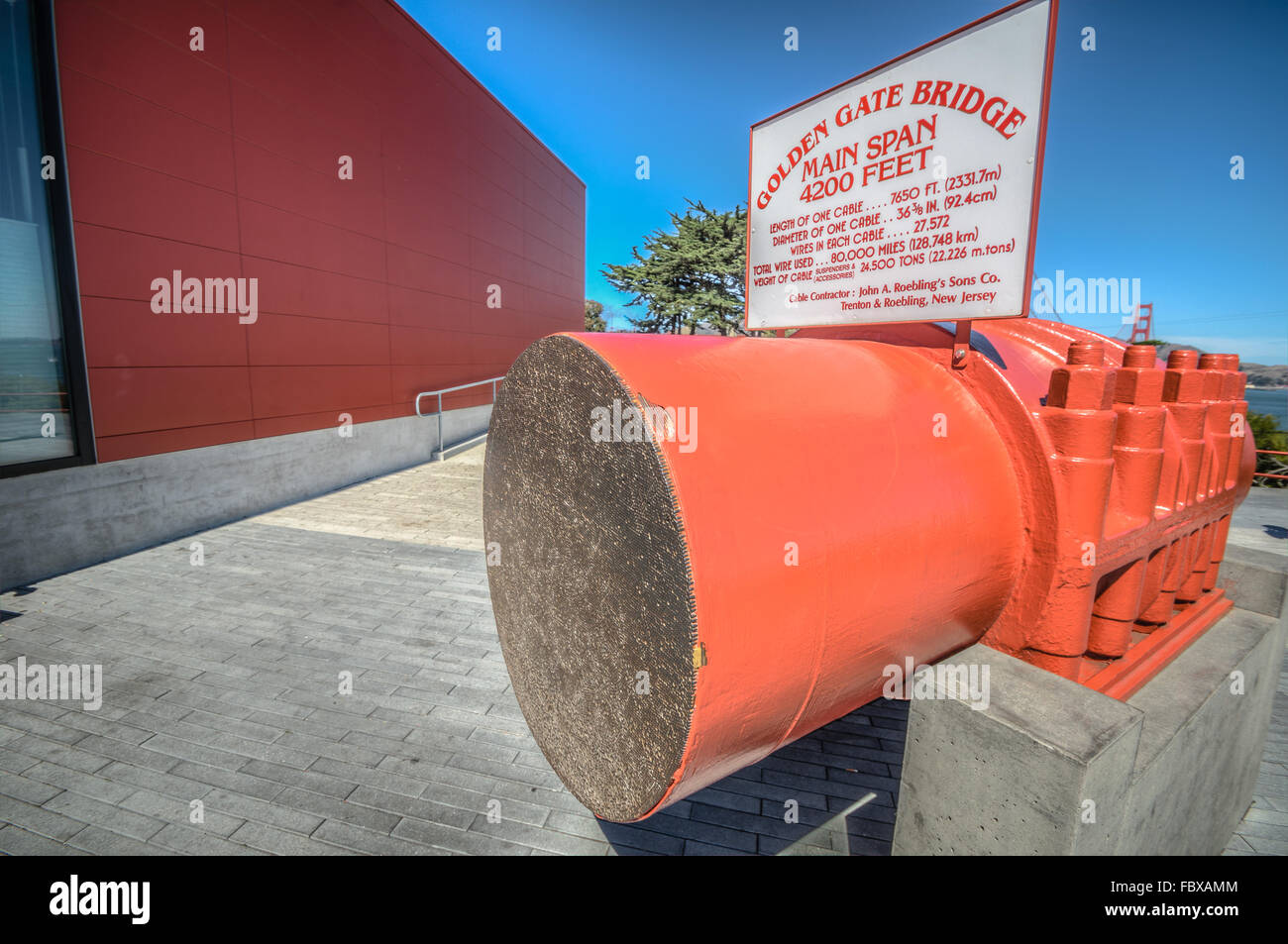 Golden Gate Bridge steel cable Stock Photo - Alamy