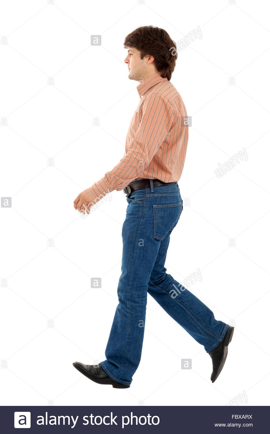 Boy Walking Profile High Resolution Stock Photography and Images - Alamy