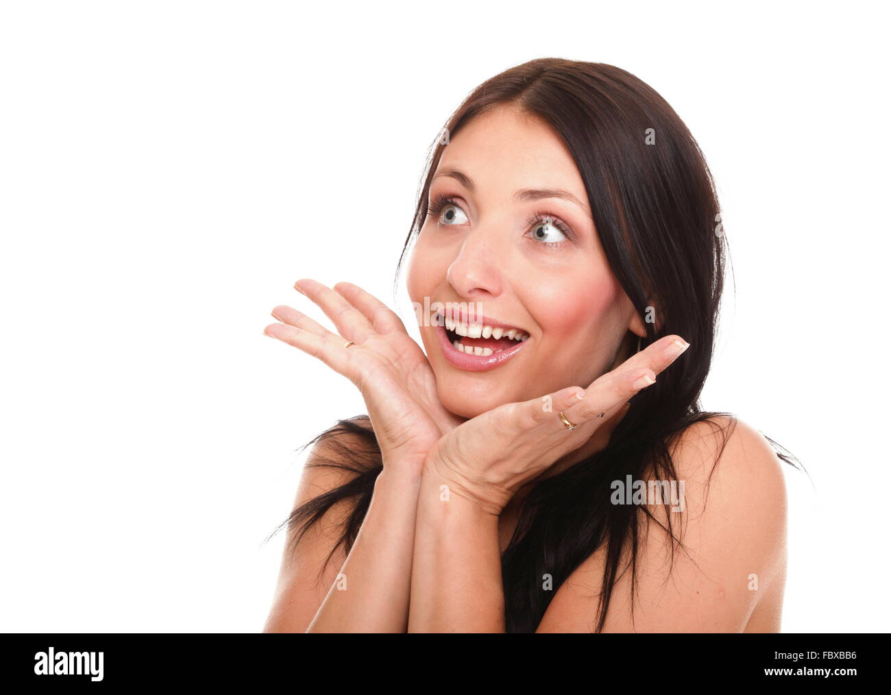 Hands over mouth hi-res stock photography and images - Alamy