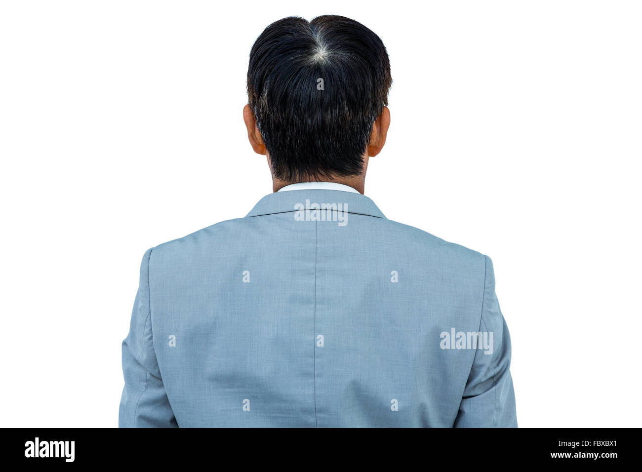 A back turned businessman Stock Photo - Alamy