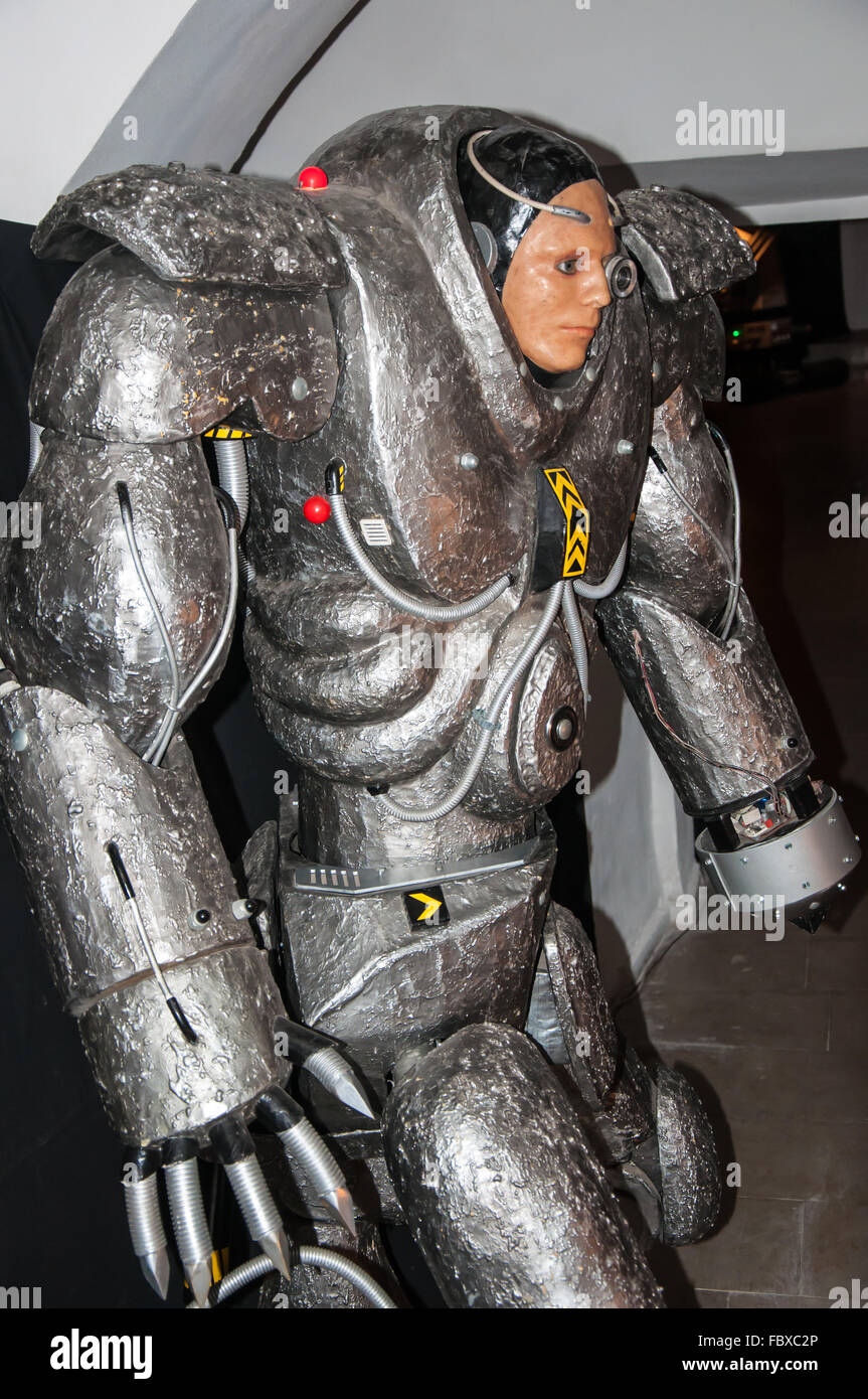 The robot from the rise of the machines Stock Photo - Alamy
