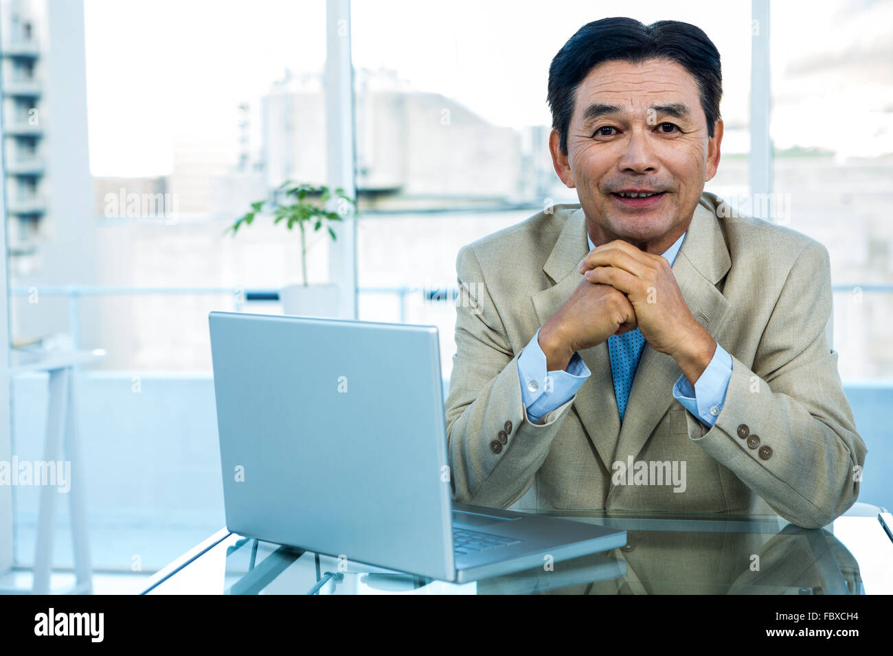 Asian businessman working laptop hi-res stock photography and images - Alamy