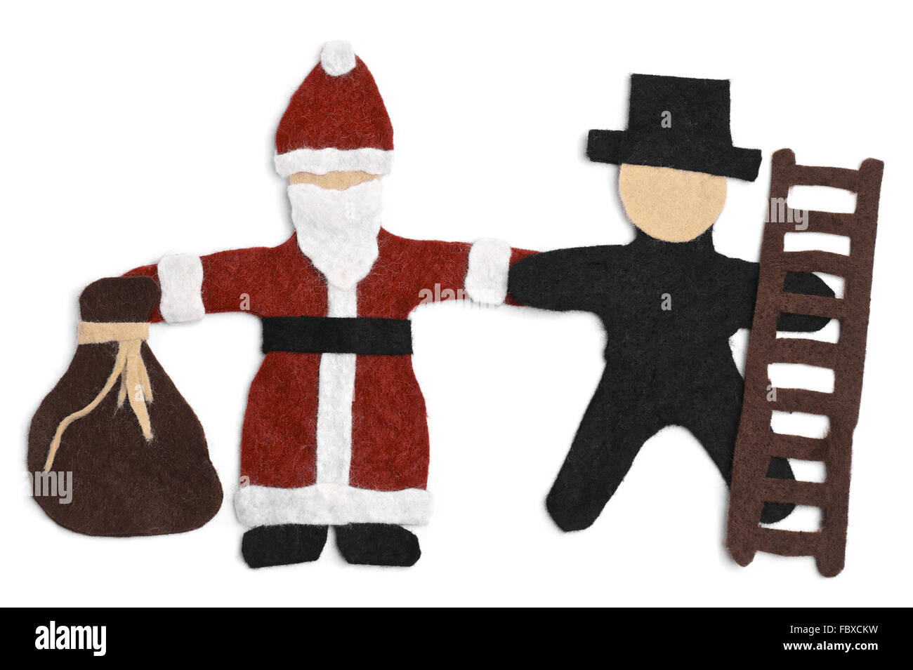 Happy merry christmas Cut Out Stock Images & Pictures - Alamy