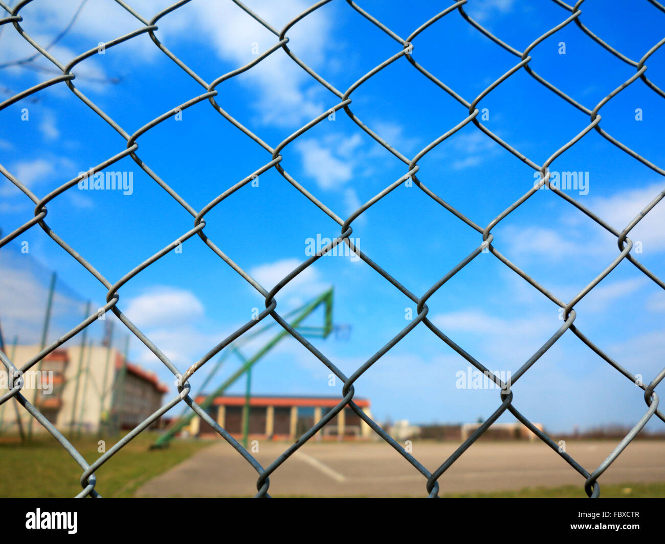 Steel basketball hoop hi-res stock photography and images - Alamy