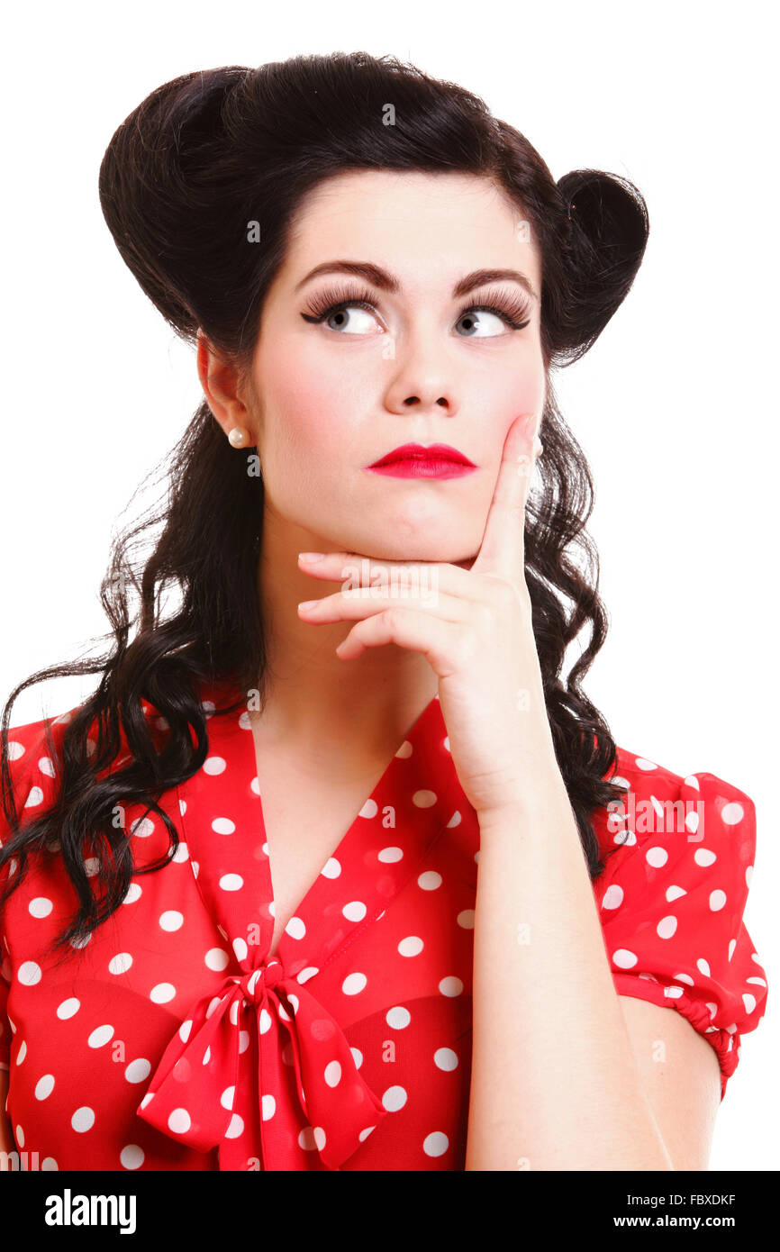 Girl with dreaming expression hi-res stock photography and images - Alamy