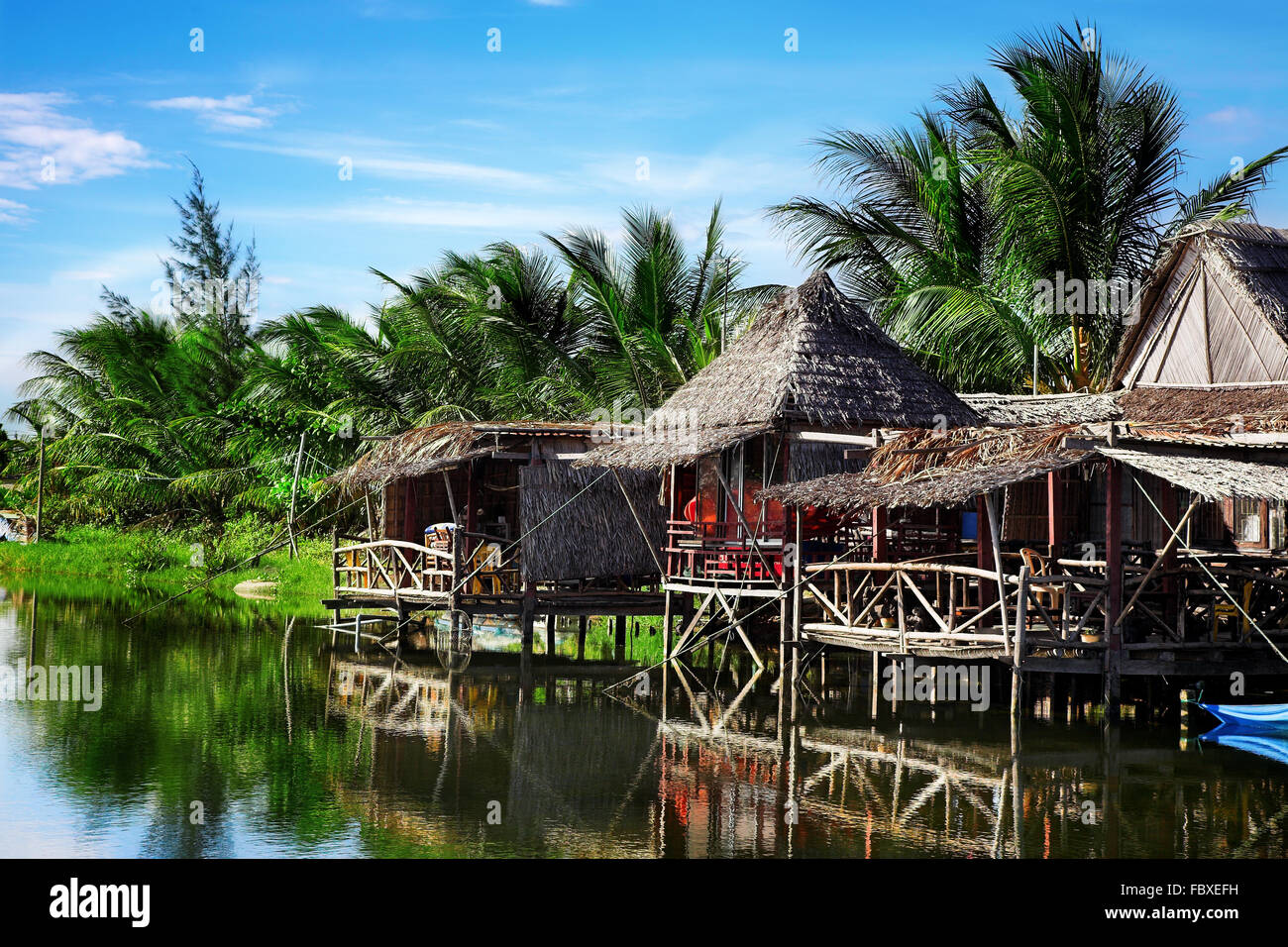 Tropical village hi-res stock photography and images - Alamy