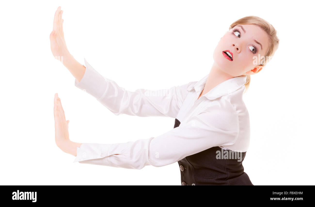 Hand Pushing Someone Away