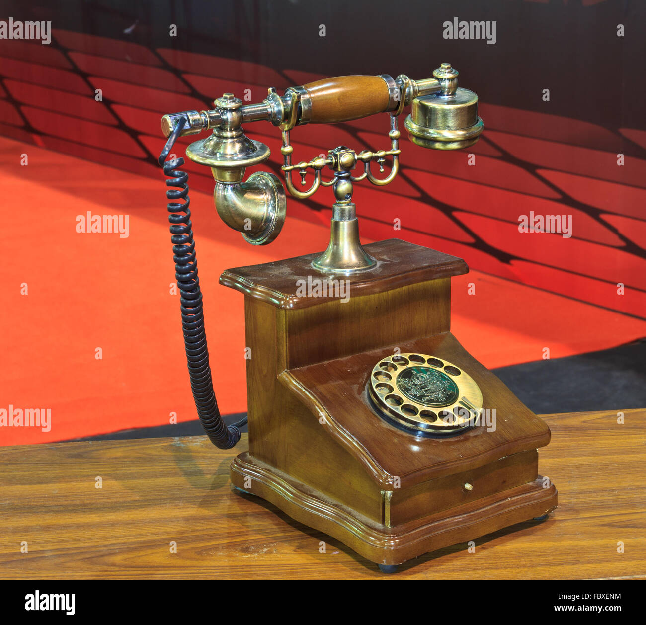 A retro phone Stock Photo - Alamy