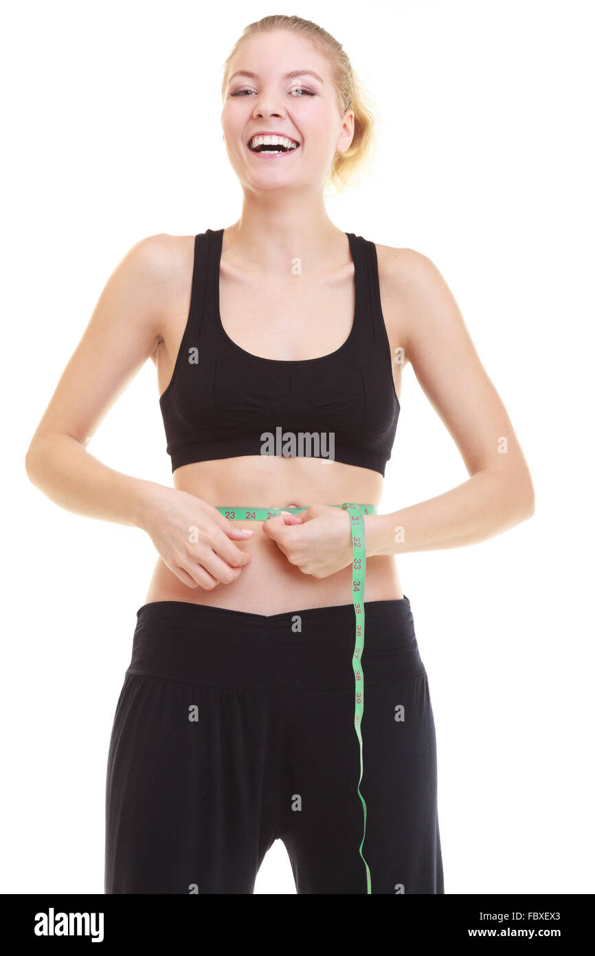 Slim woman diet hi-res stock photography and images - Alamy