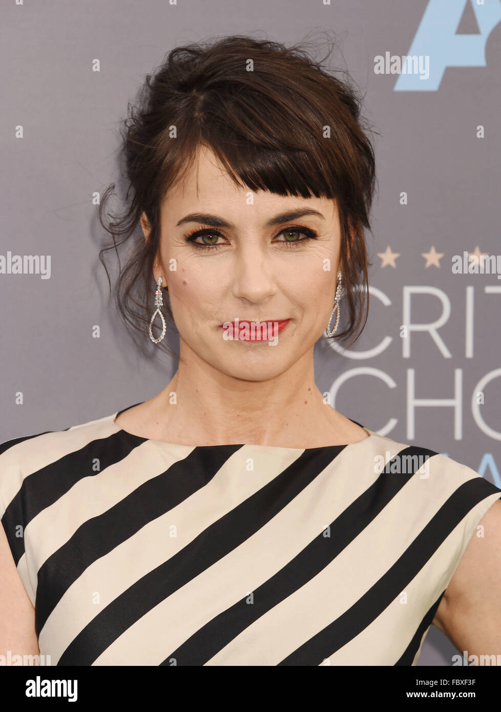 CONSTANCE ZIMMER US film actress in January 2016. Photo Jeffrey Mayer ...