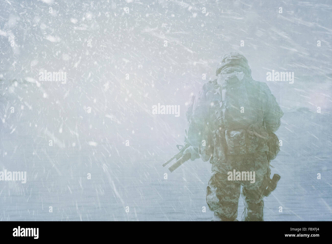 Trooper winter storm Stock Photo - Alamy