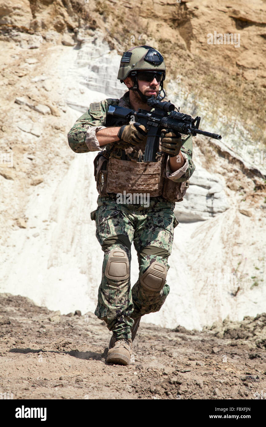 Navy SEAL team Stock Photo - Alamy