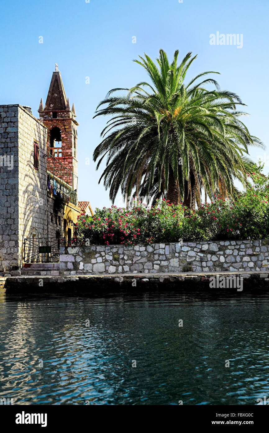 Montenegro in the ancient town of Perast Stock Photo - Alamy