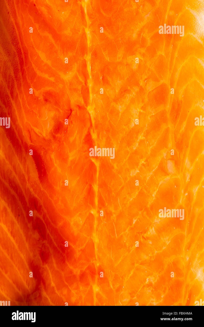 Closeup fresh salmon red fish meat as food background texture Stock ...