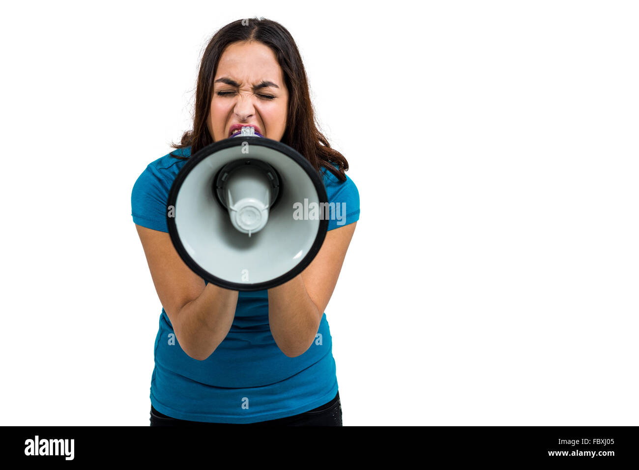 Angry woman shouting hi-res stock photography and images - Alamy