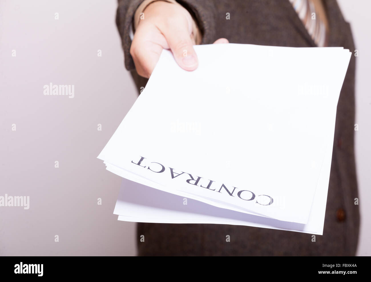 Blank contract hi-res stock photography and images - Alamy