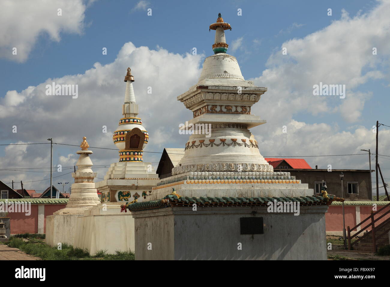 Gandan Monastery Ulaanbaatar Stock Photo - Alamy