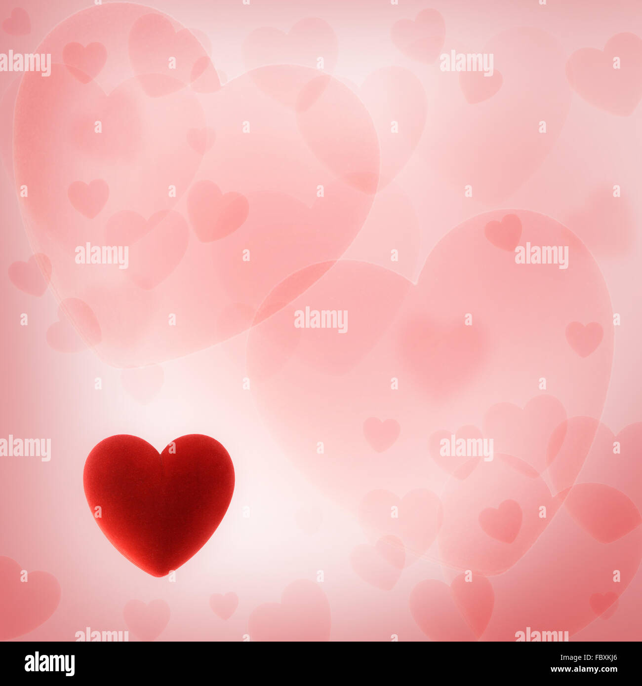 valentine's day background with red heart Stock Photo - Alamy