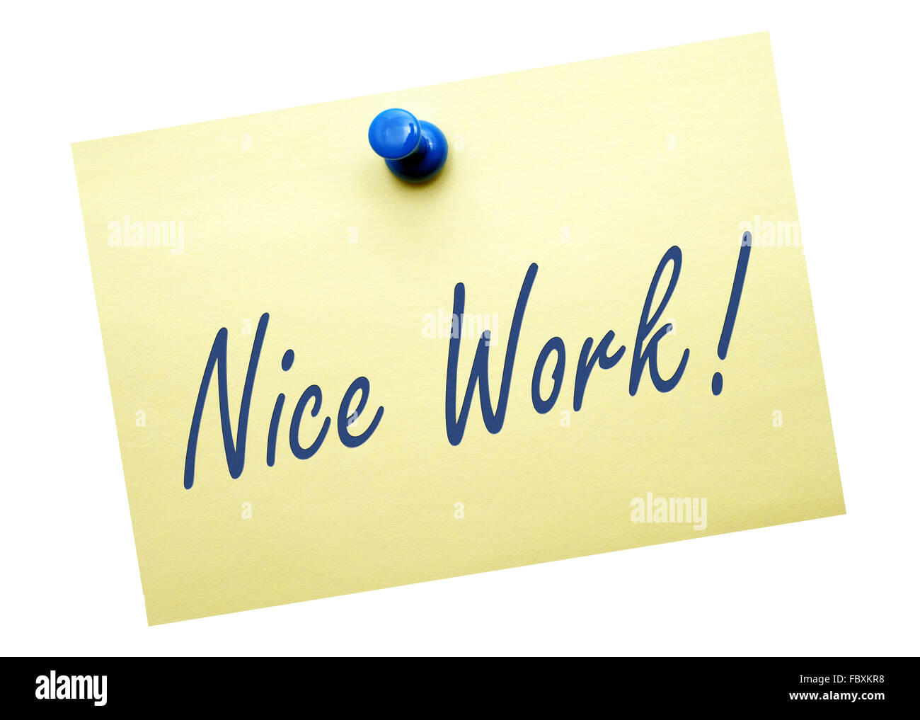 Nice Work ! Stock Photo - Alamy