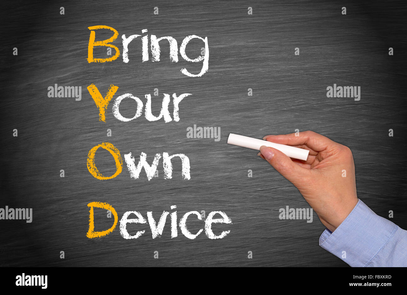Bring Your Own Device Stock Photo - Alamy
