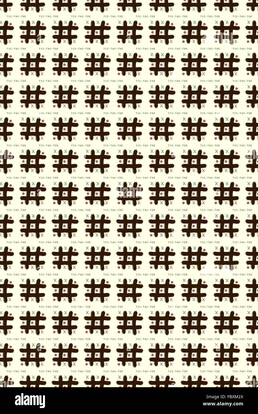Tic tac toe muster hi-res stock photography and images - Alamy