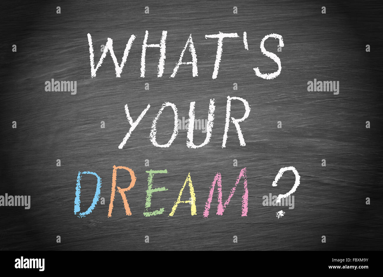 What is your dream Stock Photo - Alamy
