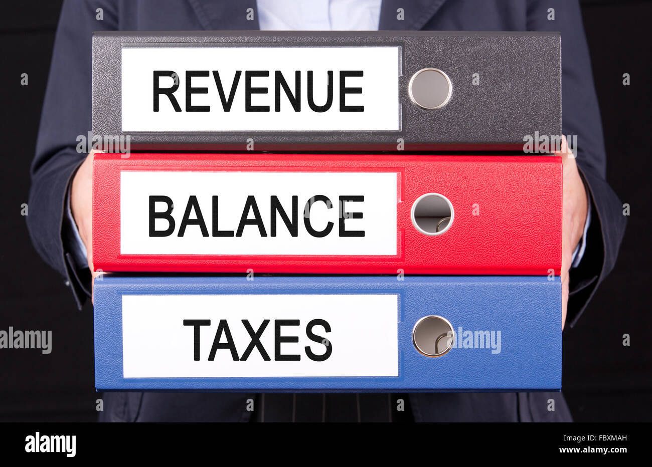 Revenue - Balance - Taxes Stock Photo - Alamy