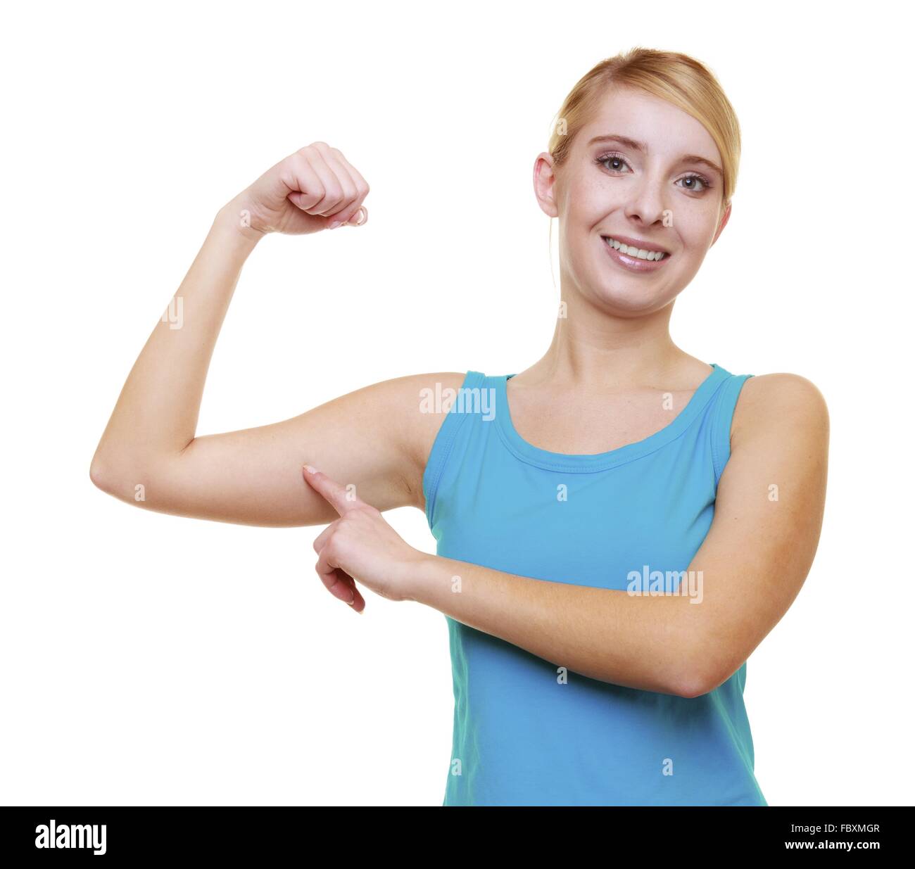 Power girl hi-res stock photography and images - Alamy