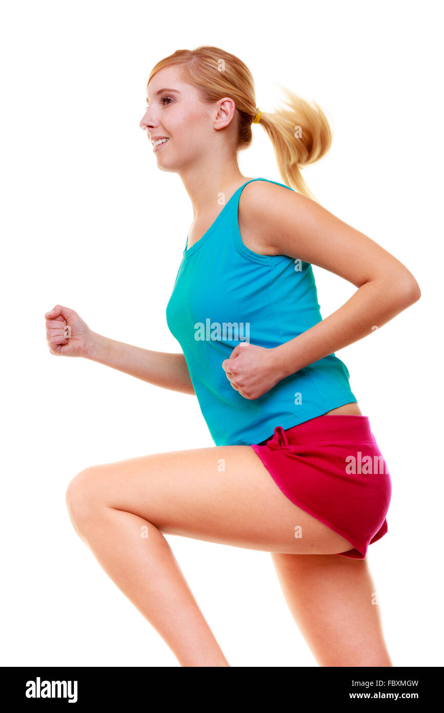 Sport woman running hi-res stock photography and images - Alamy