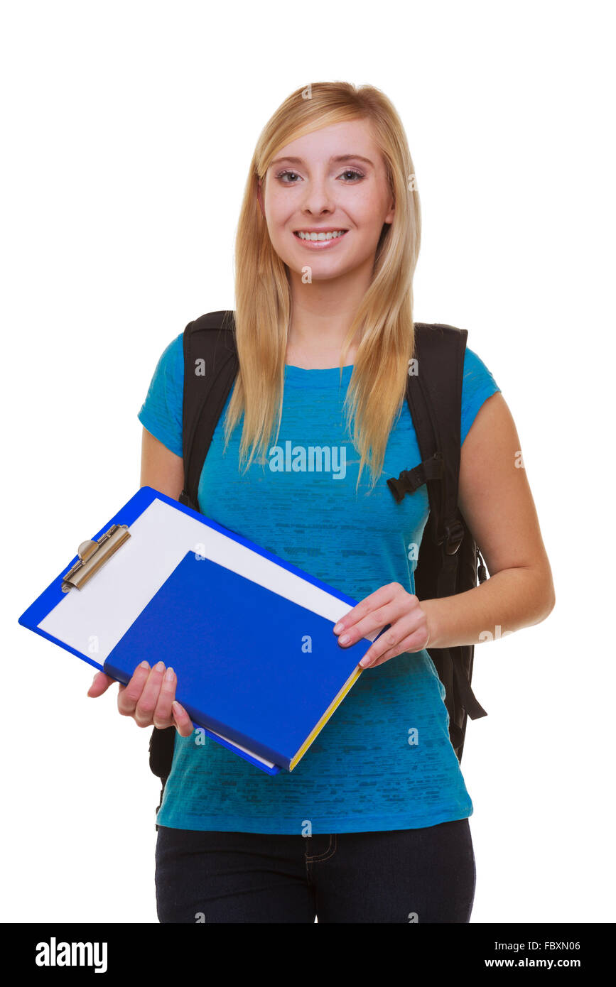 Book backpack hi-res stock photography and images - Alamy