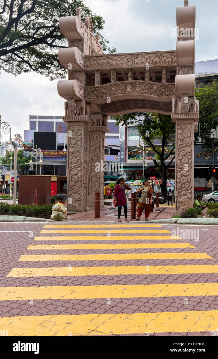 Torana gate built has a symbol of Indian-Malaysian friendship in Little ...