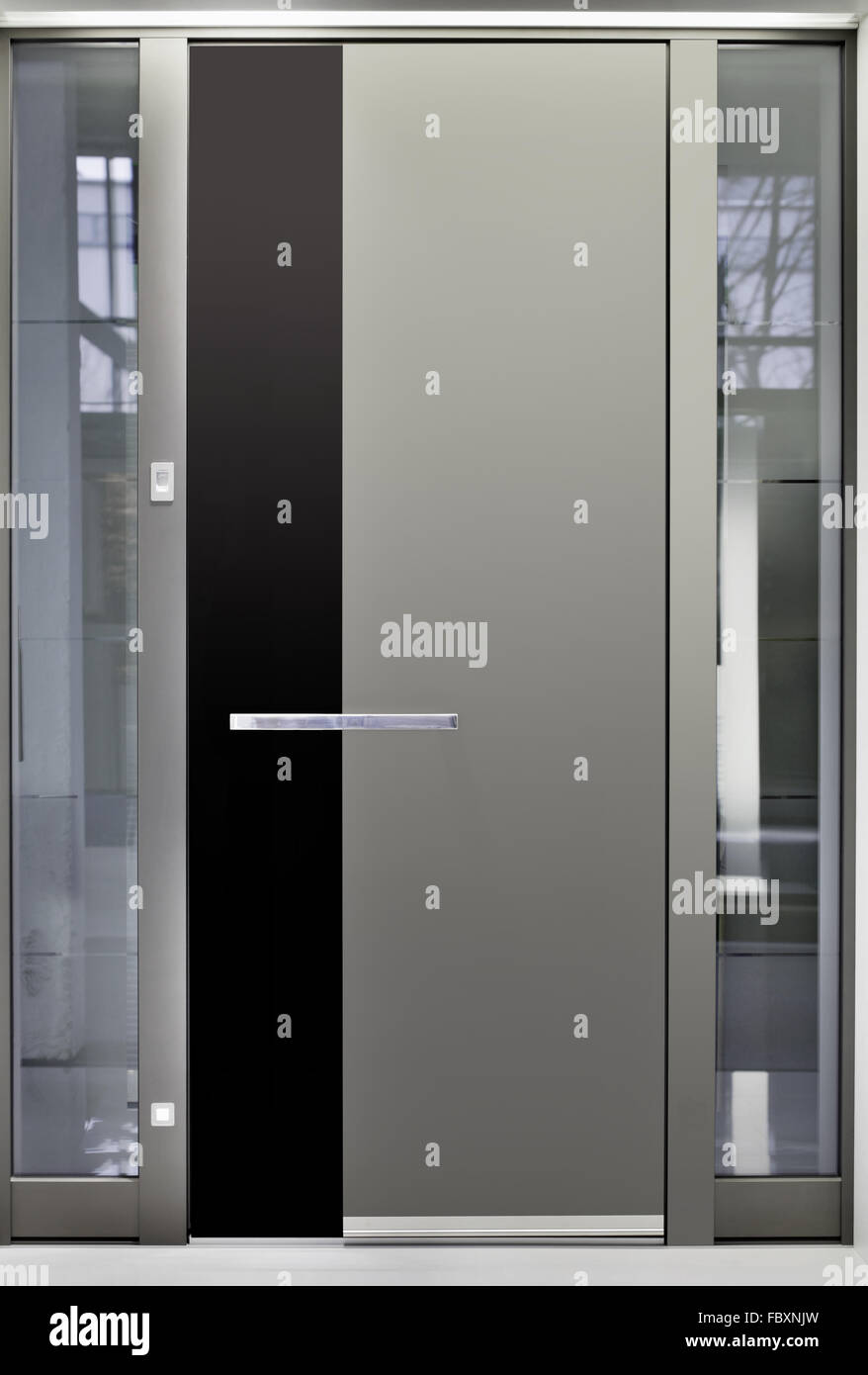 Aluminum Front Door Stock Photo - Alamy