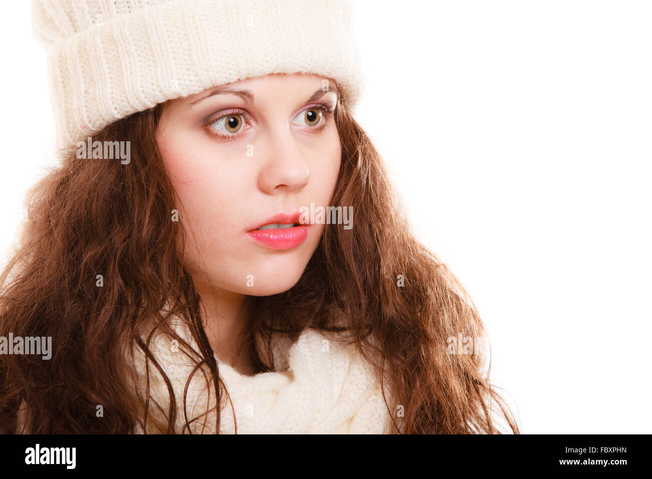 Cold woman hat hi-res stock photography and images - Alamy