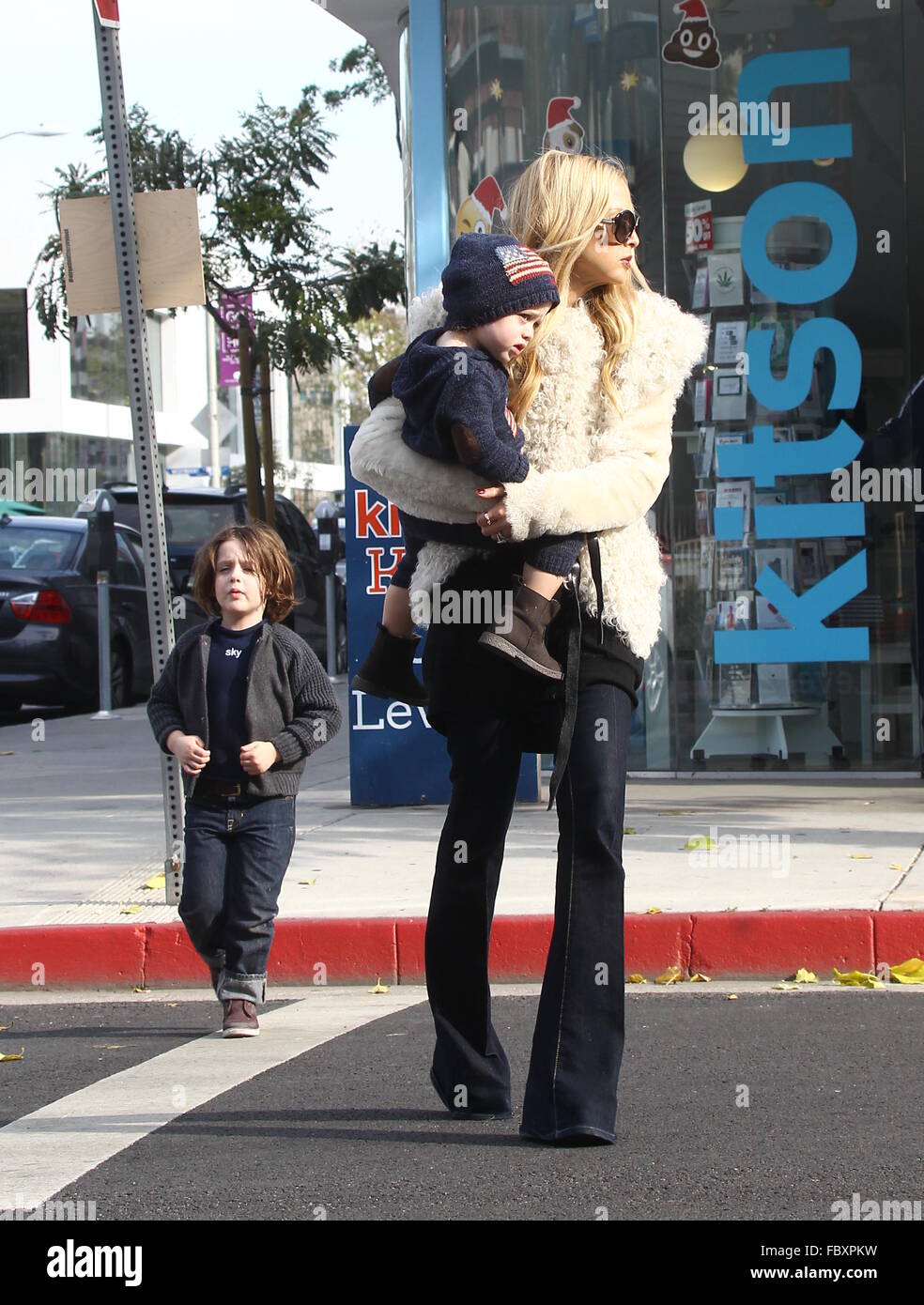 Rachel Zoe, Rodger Berman, and their sons Skyler and Kaius Berman go ...
