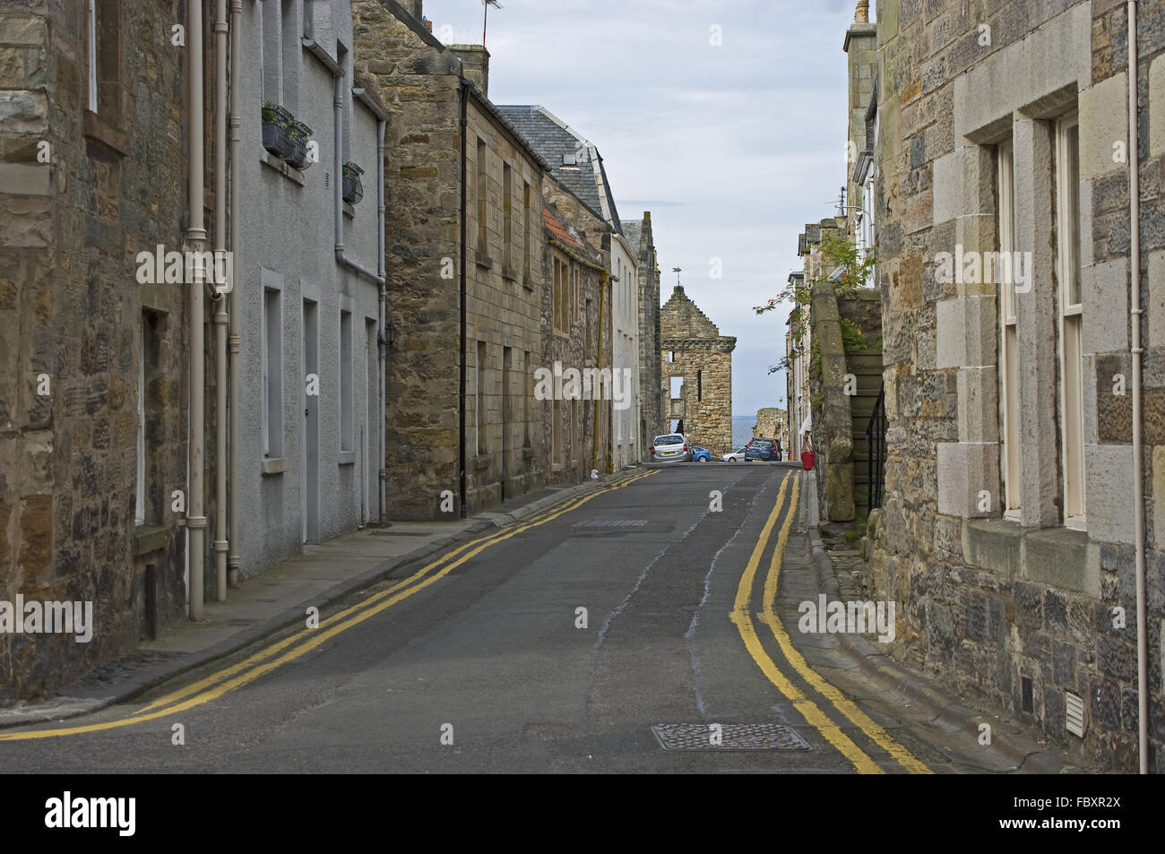 St. Andrews, South Castle Street Stock Photo - Alamy