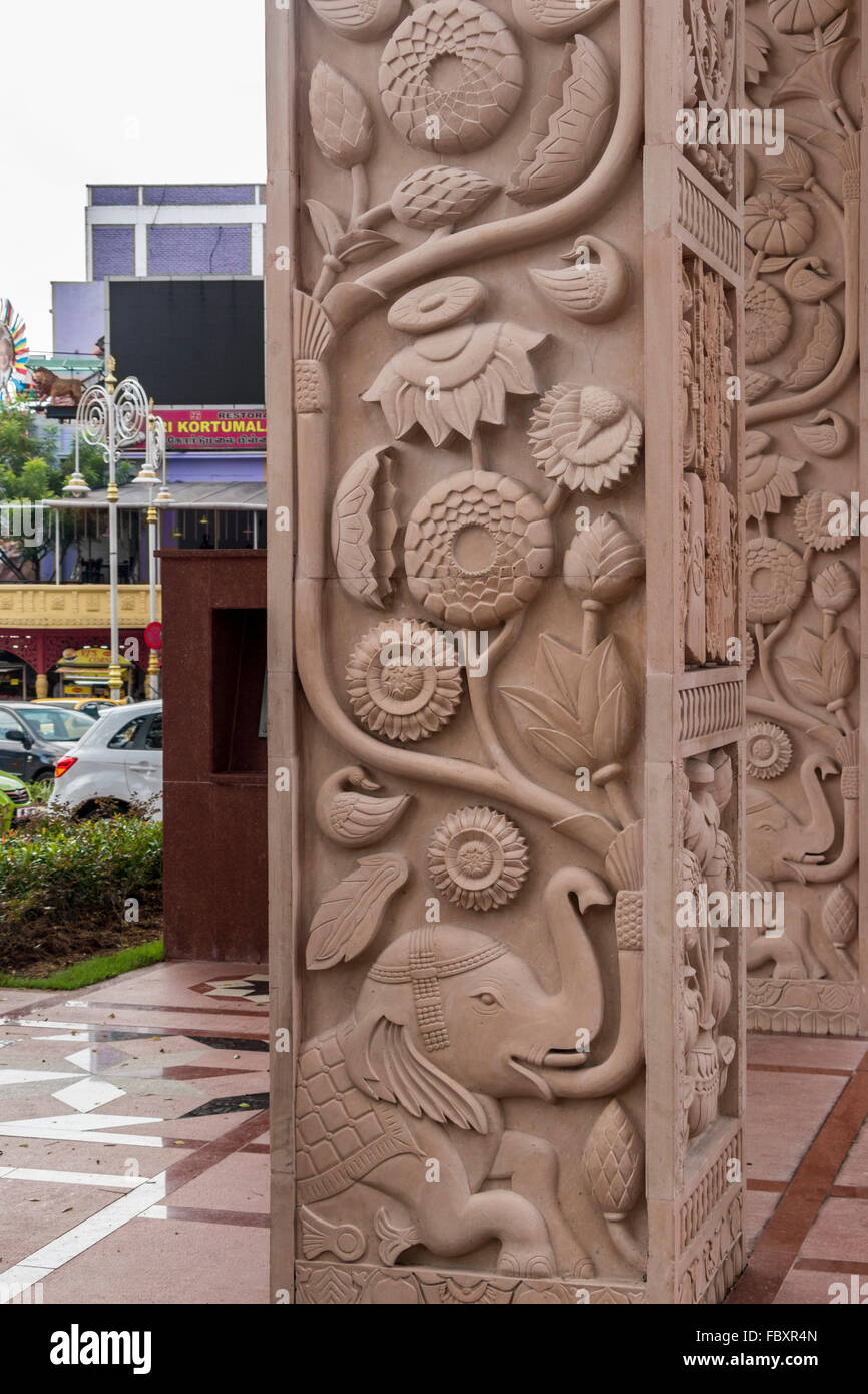Torana gate built has a symbol of Indian-Malaysian friendship in Little ...