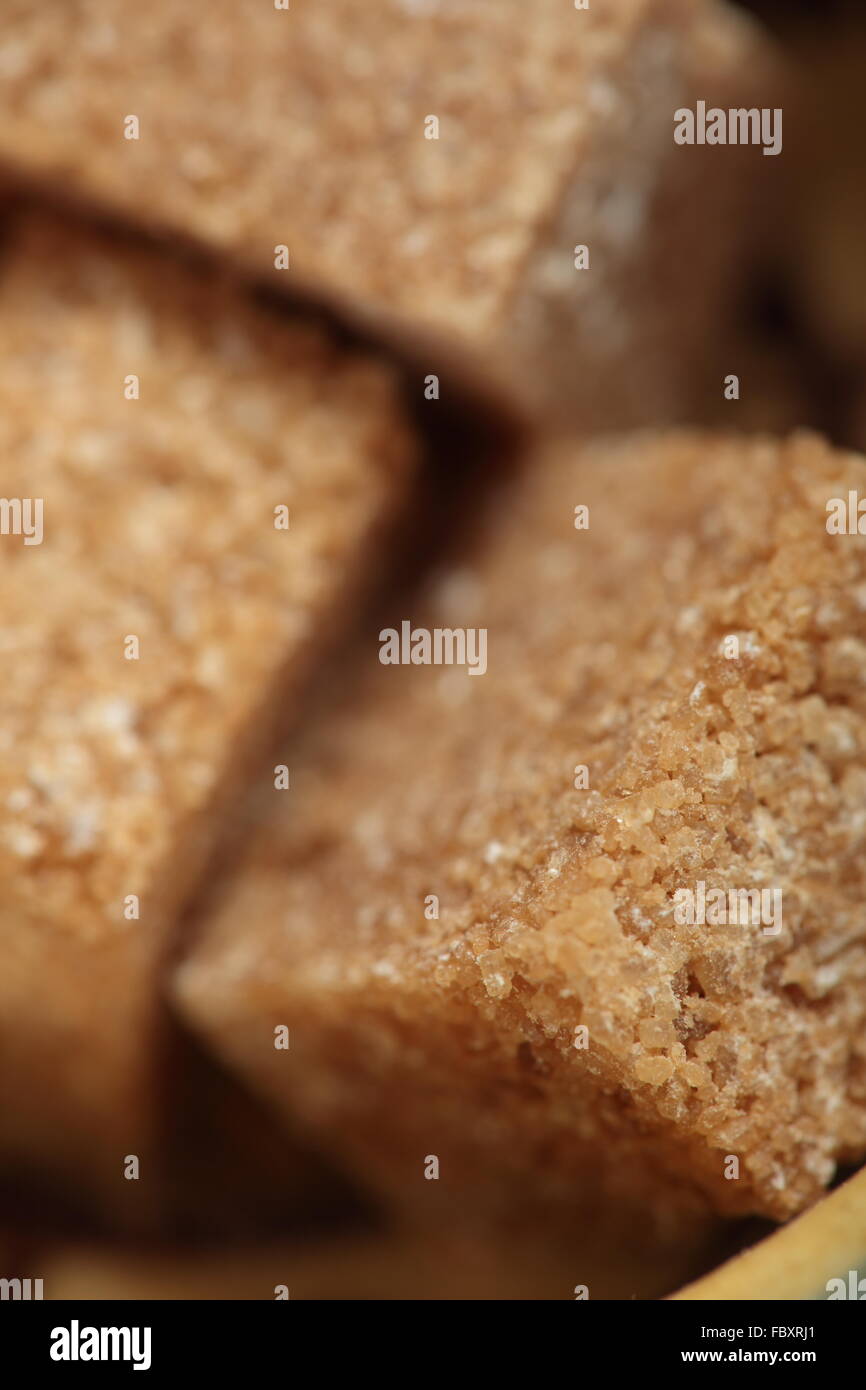 Brown sugar lumps in glass hi-res stock photography and images - Alamy