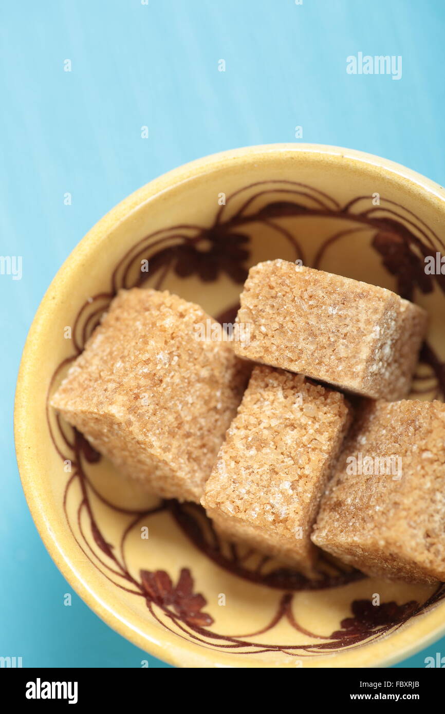 Brown sugar lumps in glass hi-res stock photography and images - Alamy
