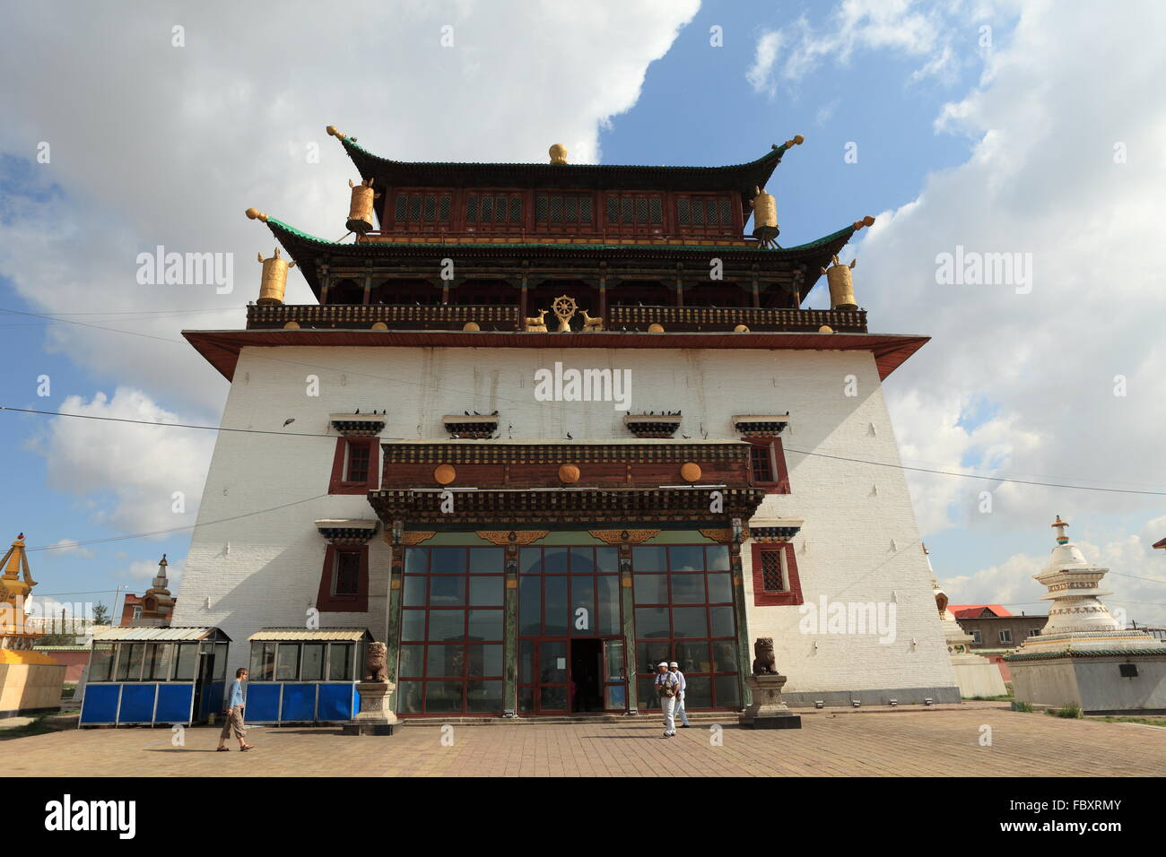Gandan Monastery Ulaanbaatar Stock Photo - Alamy
