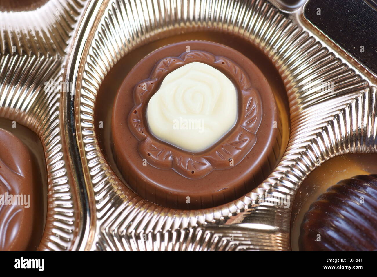 chocolate pralines candy Stock Photo - Alamy