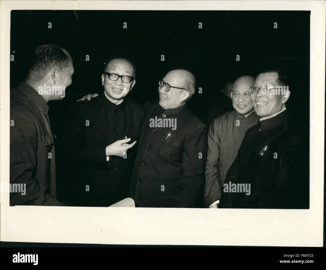 1968 - L to R: Fei Yi-ming Publisher of Ta Kung Pao (Man Facing Camera ...