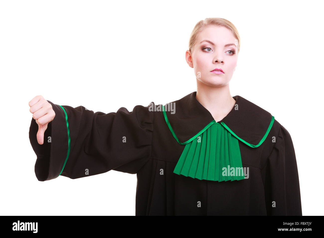 Court hand gesture no hi-res stock photography and images - Alamy