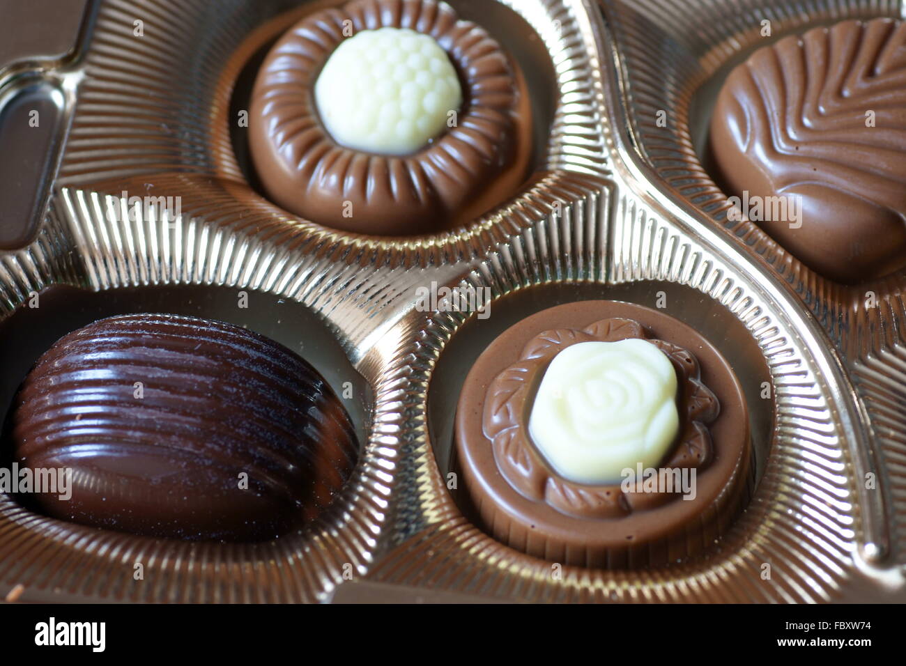 chocolate pralines candy Stock Photo - Alamy