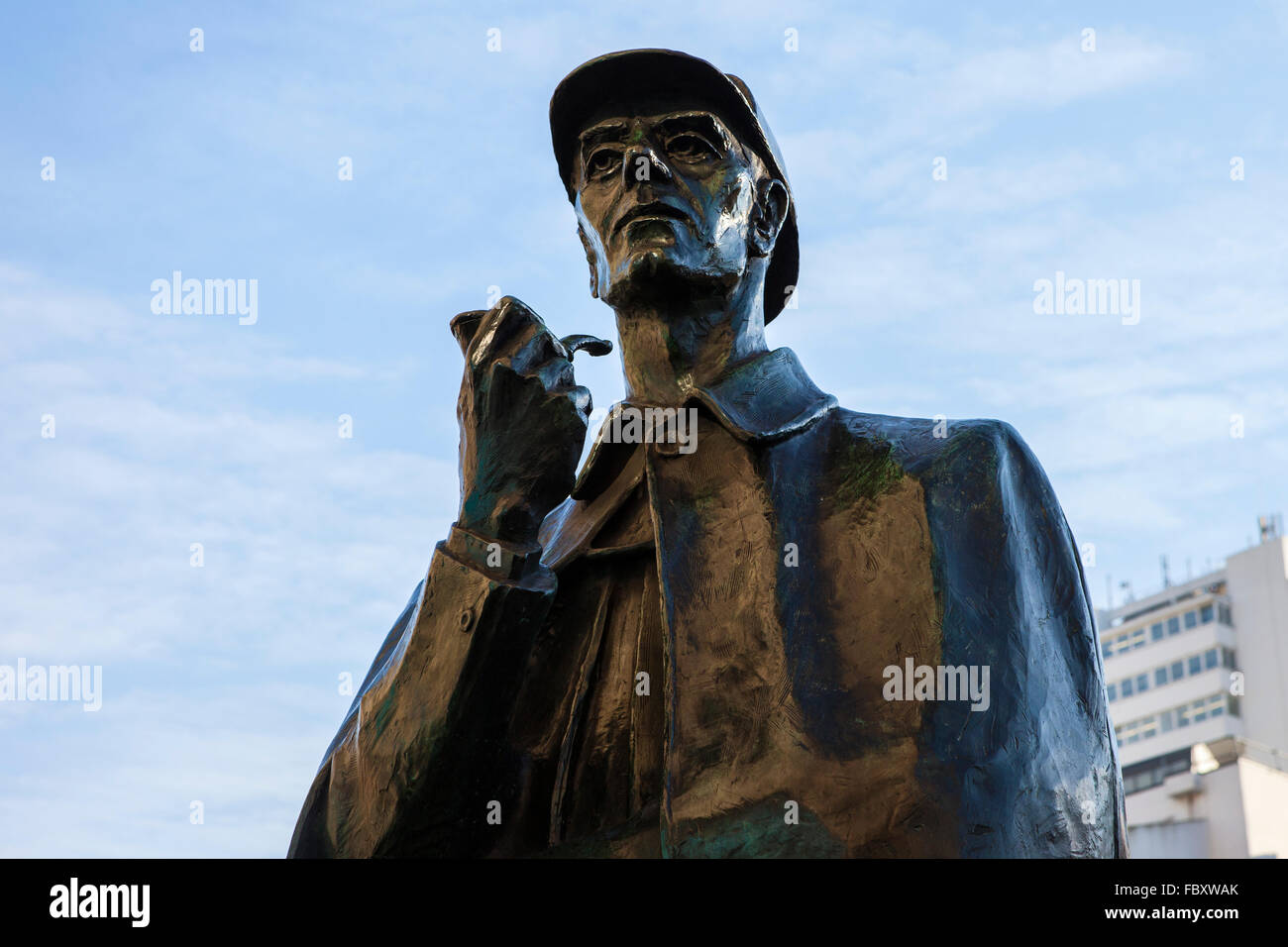 Sherlock holmes statue baker street hi-res stock photography and images ...