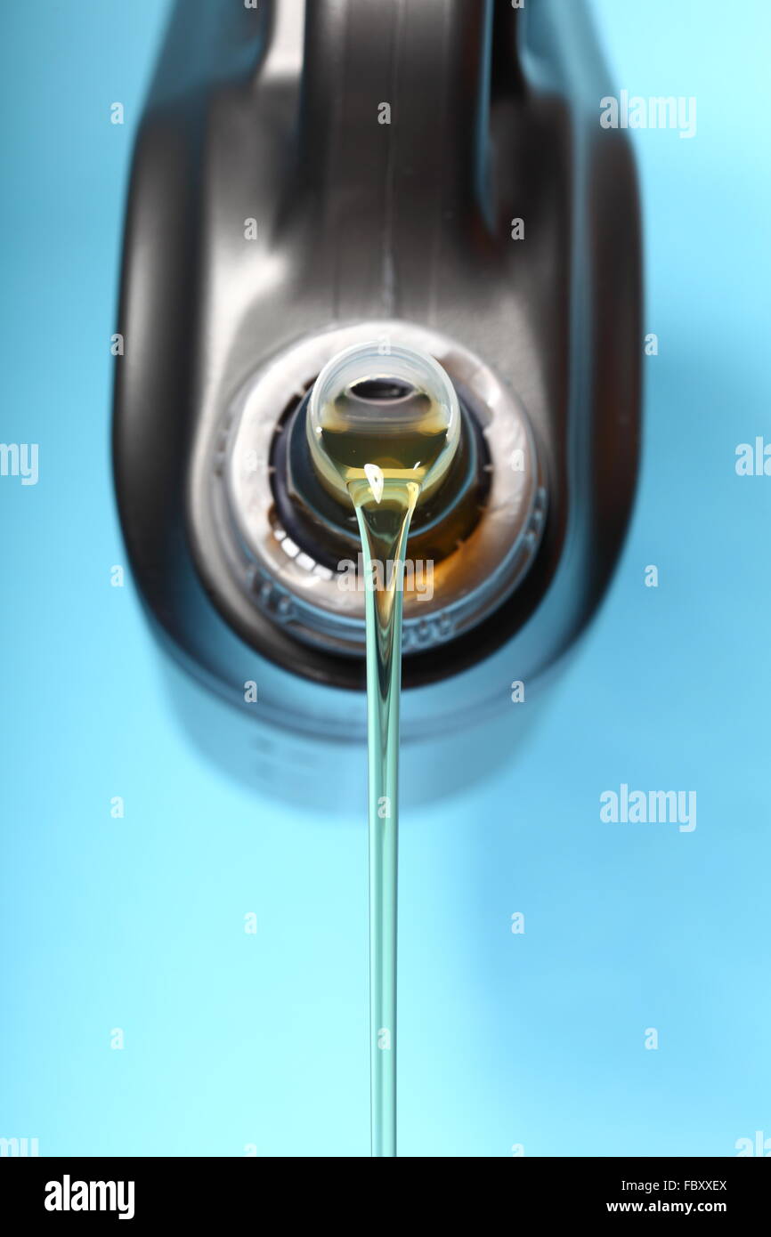 Blue engine oil bottle hi-res stock photography and images - Alamy